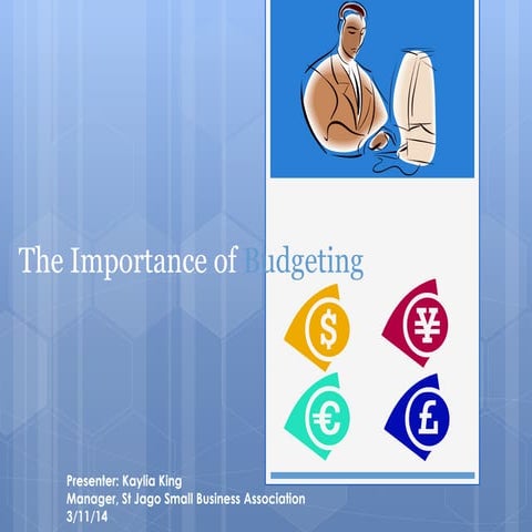 The importance of budgeting | PPTX
