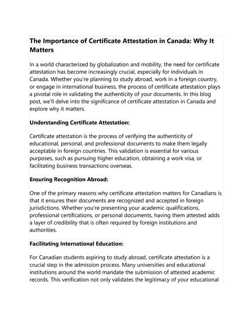 Attestation services | PDF
