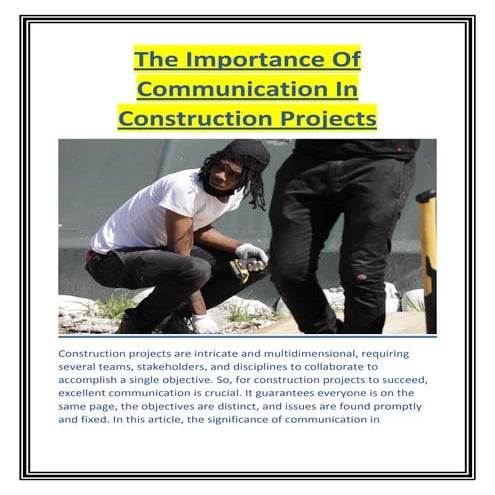 The Importance Of Communication In Construction Projects.pdf