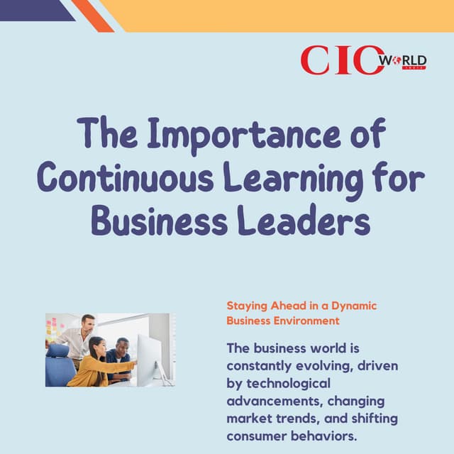 The Importance of Continuous Learning for Business Leaders. | PDF