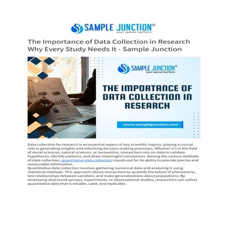 The Importance of Data Collection in Research Why Every Study Needs It ...