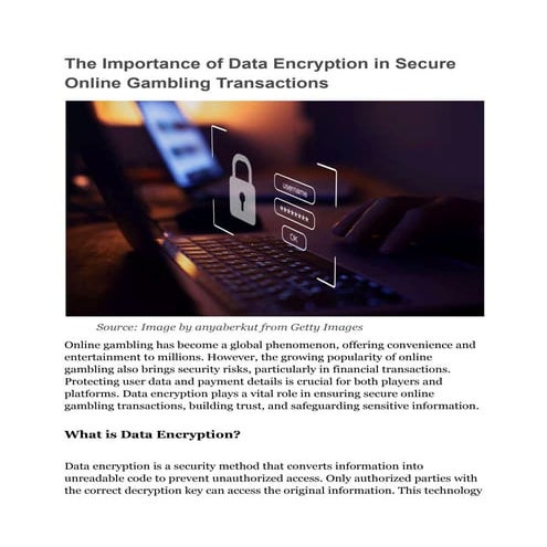 The Importance of Data Encryption in Secure Online Gambling Transactions.pdf