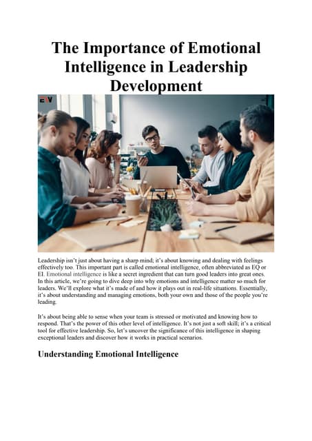 Mastering Emotional Intelligence_ A Guide for Exceptional Leadership by Patrick Mahaffy.pdf