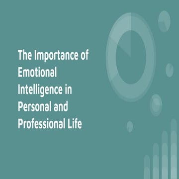 The Importance of Emotional Intelligence in Personal and Professional ...