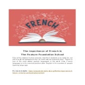 The importance of French in The Future Foundation School