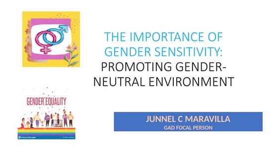 Gender Sensitivity and Education in the Philippines | PPT