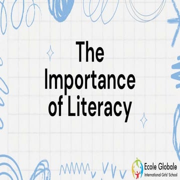 The Importance of Literacy.pptx......... | PPT