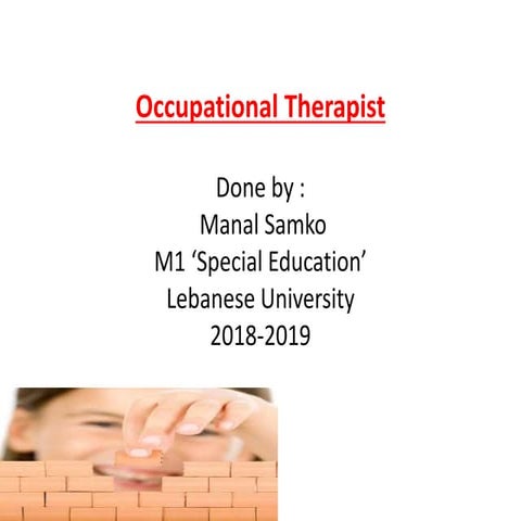 Professional Standards for Occupational Therapy Practice, Conduct and ...