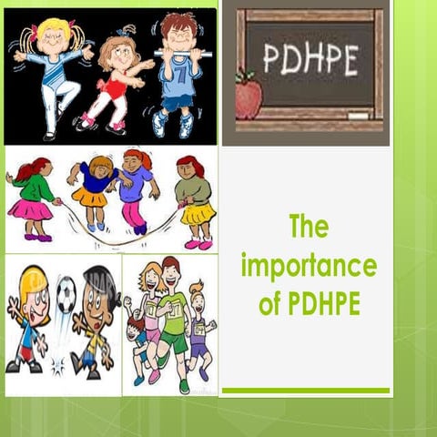 The importance of pdhpe | PPTX