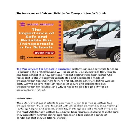 The Importance of Safe and Reliable Bus Transportation for Schools.docx