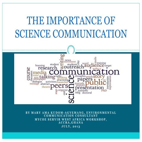 THE IMPORTANCE OF SCIENCE COMMUNICATION.ppt