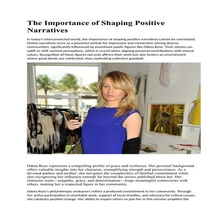 The Importance of Shaping Positive Narratives.docx
