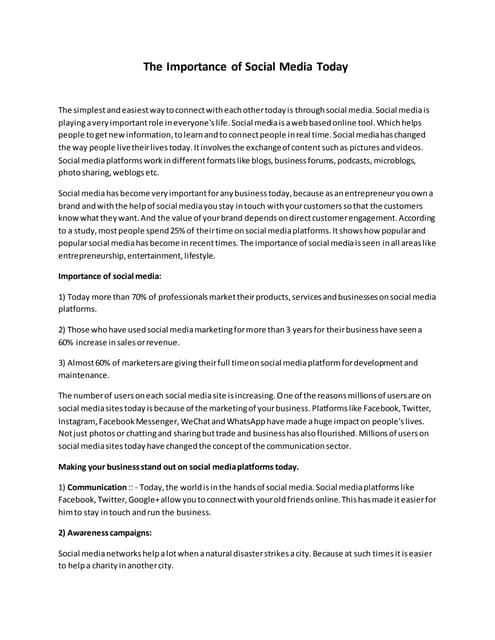 Social media marketing infographic | PDF