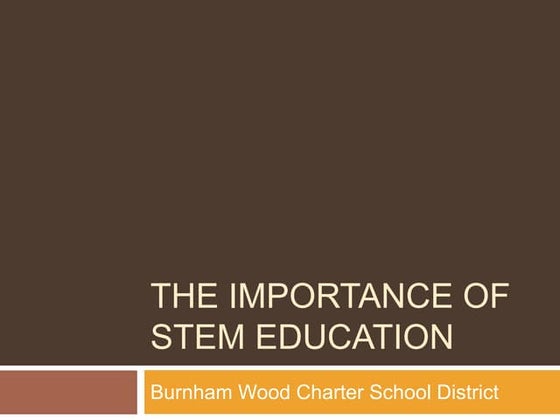 An Overview of STEM Education | PPT