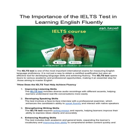 The Importance of the IELTS Test in Learning English Fluently.pdf