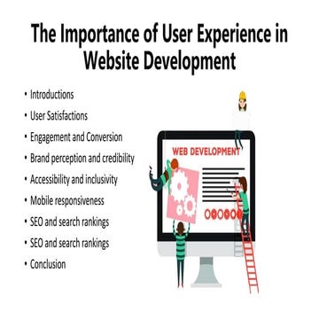 The Importance of User Experience in Website Development | PPTX