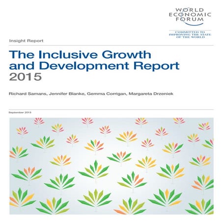 The inclusive growth and development report | PDF