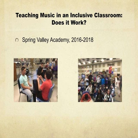 The inclusive music class | PPTX