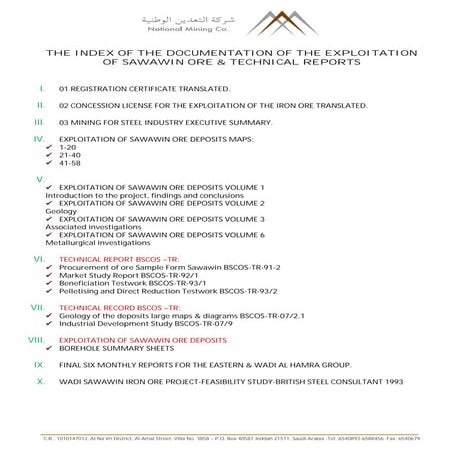 The index of sawawin data ready | PDF