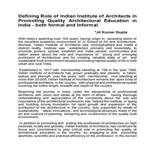 The Indian Institute of Architects- paper.docx