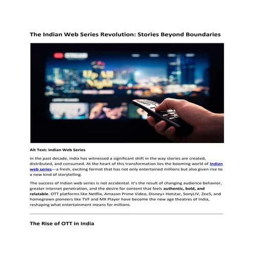 Explore The Indian Web Series Revolution.pdf