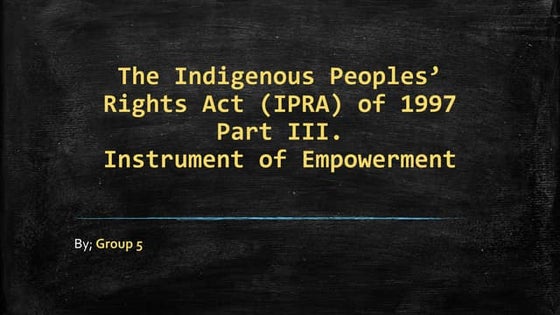 The Green Climate Fund Indigenous Peoples’ policy | PPT