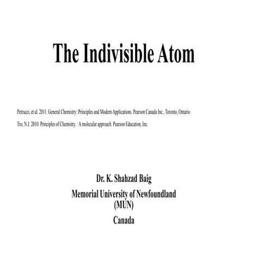 The indivisible atom | PPT
