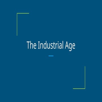 The Industrial Age PowerPoint for US History | PPT