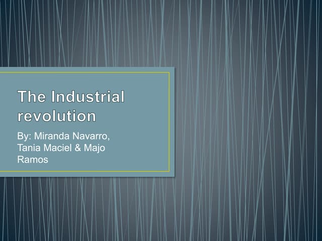 Industrial Revolution presentation slide | PPTX