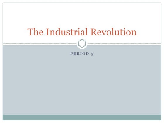 American Industrial Revolution | PPTX