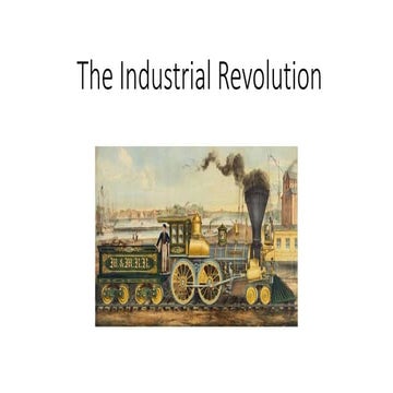 The industrial revolution | PPTX