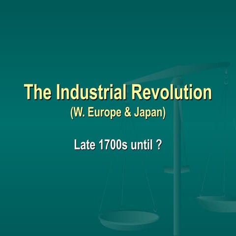 History powerpoint presentation on how living and working condition ...