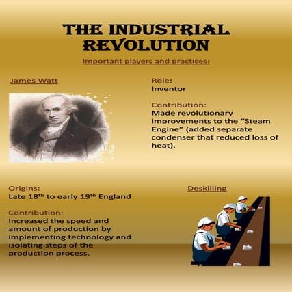 The industrial revolution poster (revised) | PPTX