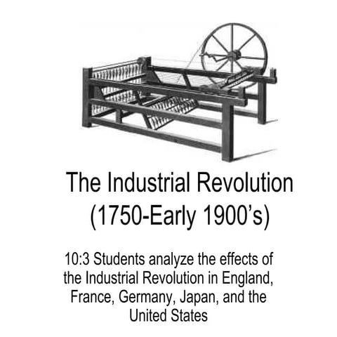 The Industrial Revolution (simple) | PPT
