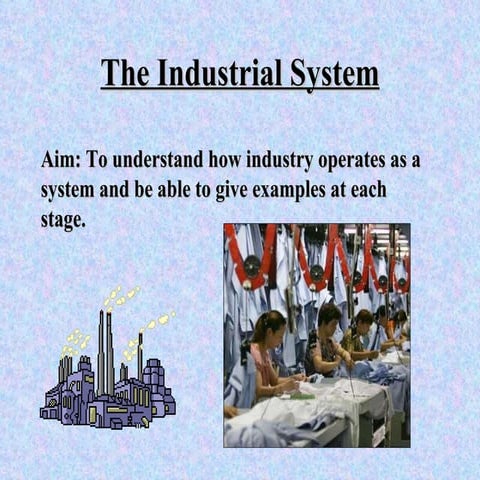 The Industrial System | PPT