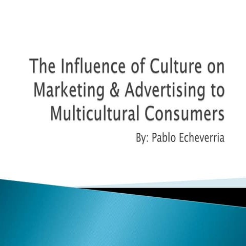 The influence of culture on marketing & advertising | PPT