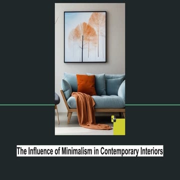 Minimalism in architecture | PPTX