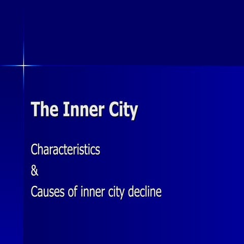 The Inner City | PPT | Indoor Environmental Quality | Home & Garden