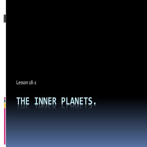 The Inner Planets | PPT