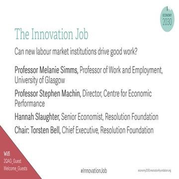 The Innovation Job | PDF