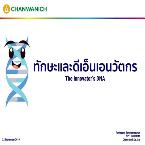 The innovator's DNA @Chanwanich | PDF
