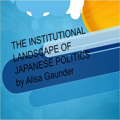 Japanese political system(120319) | PPT