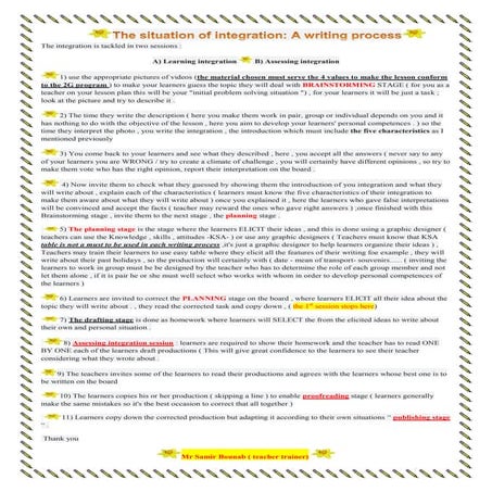 The integrated situation a writing process | PDF