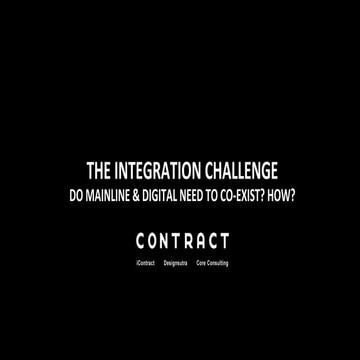 The Integration challenge | PPT
