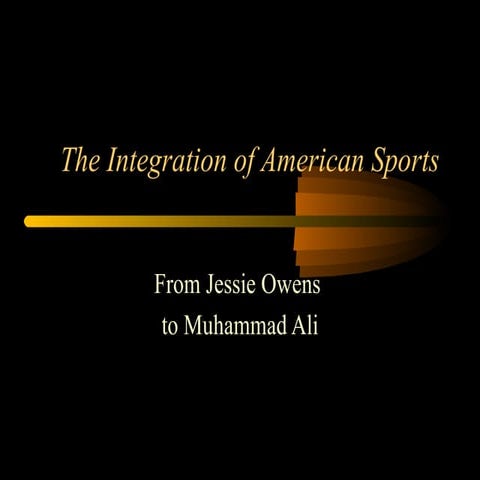 Integration of the NBA | PPT