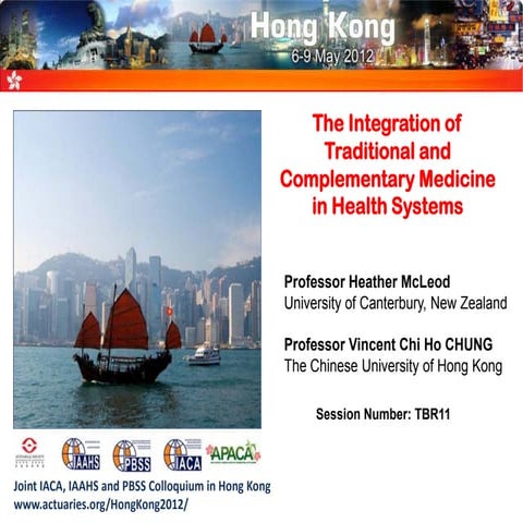 The Integration of Traditional and Complementary Medicine in Health Systems 2012 | PDF