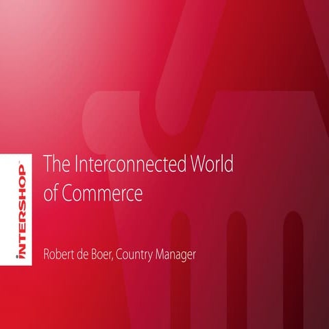 The interconnected World of Commerce | PDF | Logistics | Business