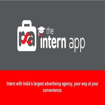 The intern app | PPT