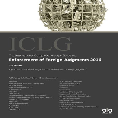 The International Comparative Legal Guide to: Enforcement of Foreign ...