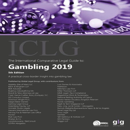 The International Comparative Legal Guide to Gambling 2019 | PDF